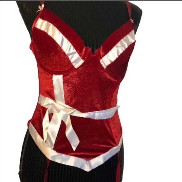 Secret Treasures | Intimates & Sleepwear | Secret Treasure Red Corset ...